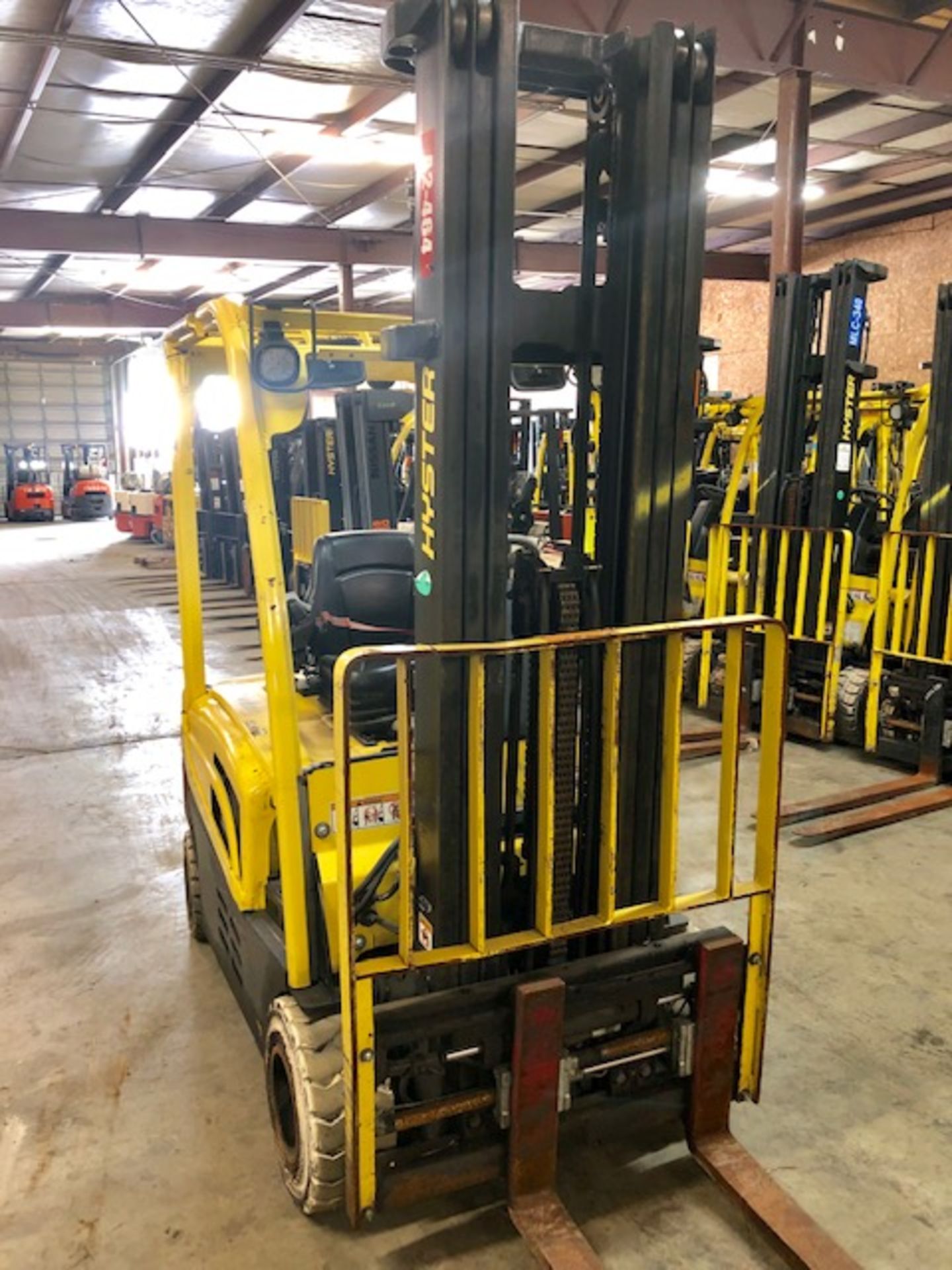 Hyster forklift J40XN S/N: A935N02155M Hrs: 17,095 SSFP Battery Type ...