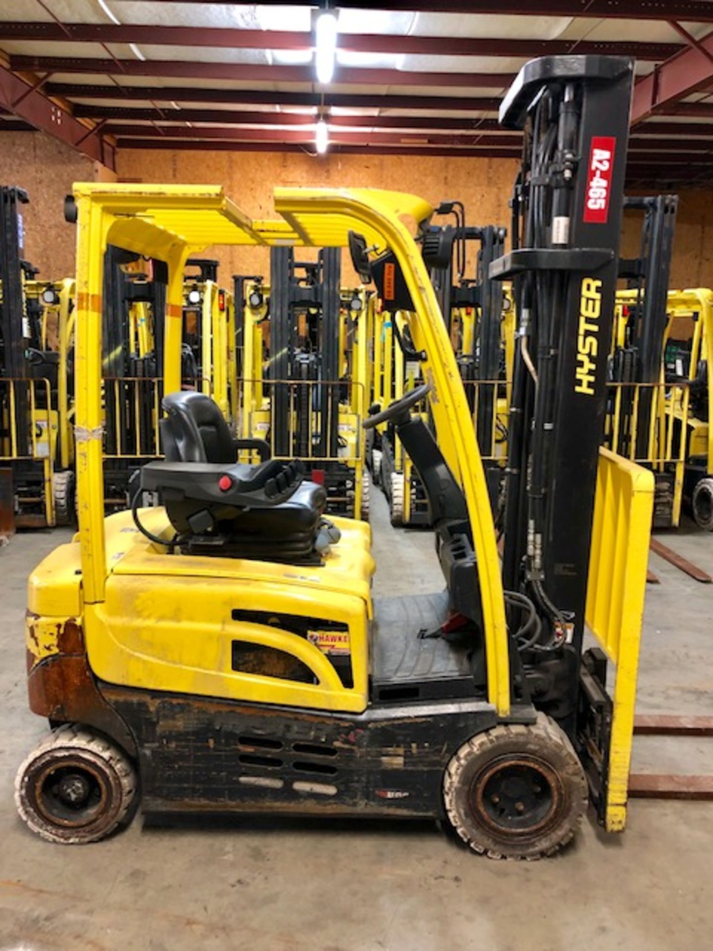 Hyster forklift J40XN S/N: A935N02156M Hrs: 19,647 SSFP Battery Type ...