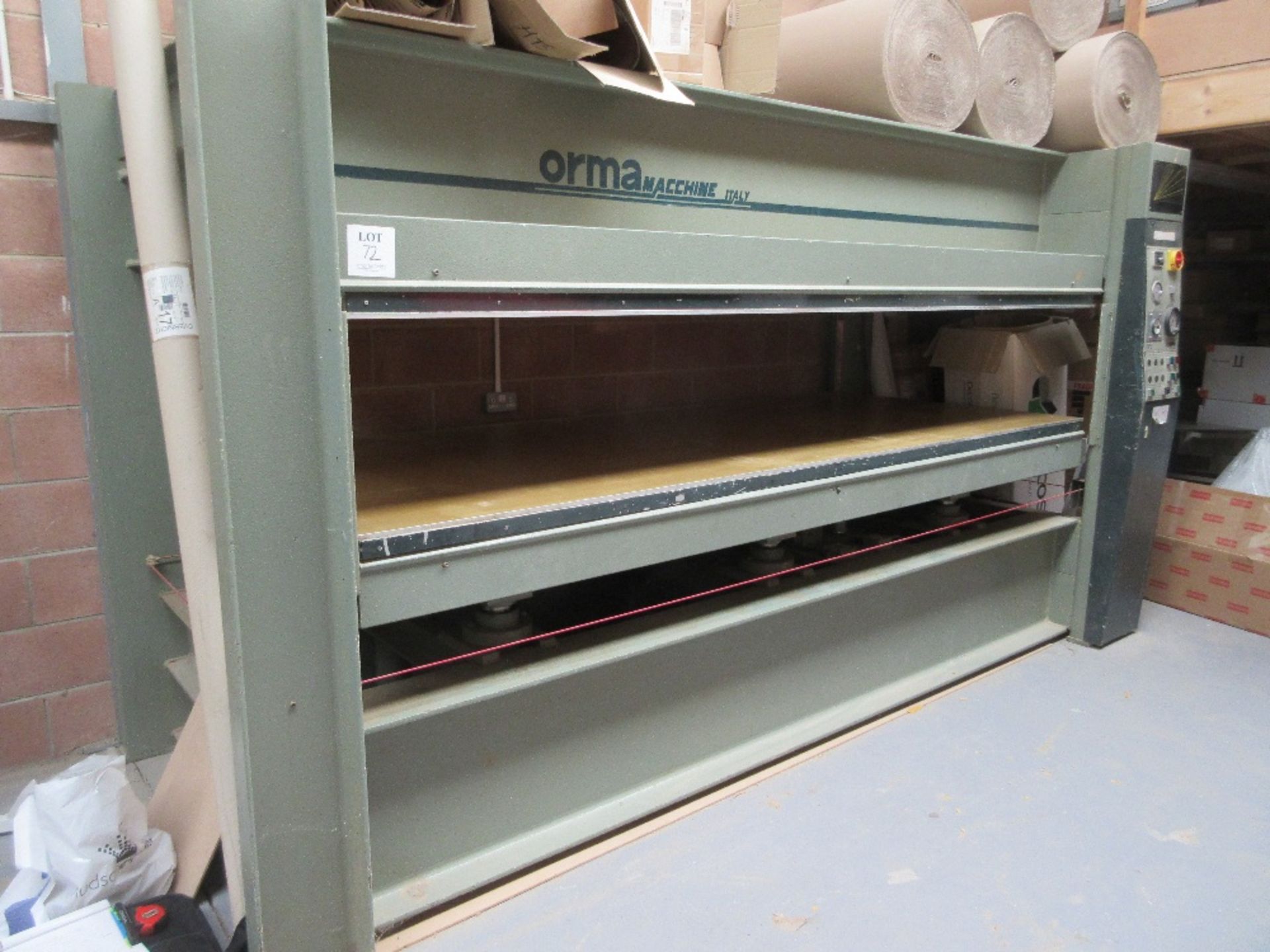 Orma NPC heated veneer press. A method statement and risk assessment ...