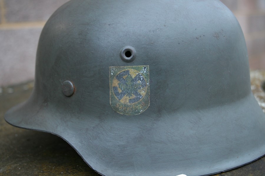 From a private collection, an M1942 Third Reich German helmet with ...