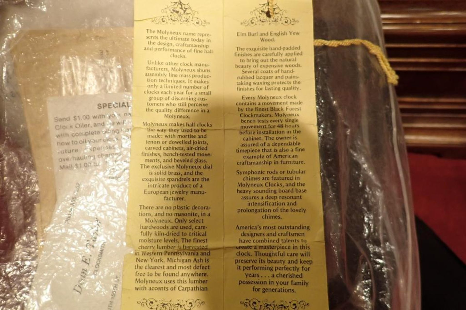 Molyneux Grandfather Clock NOT WORKING molyneux-grandfather-clock-not-working