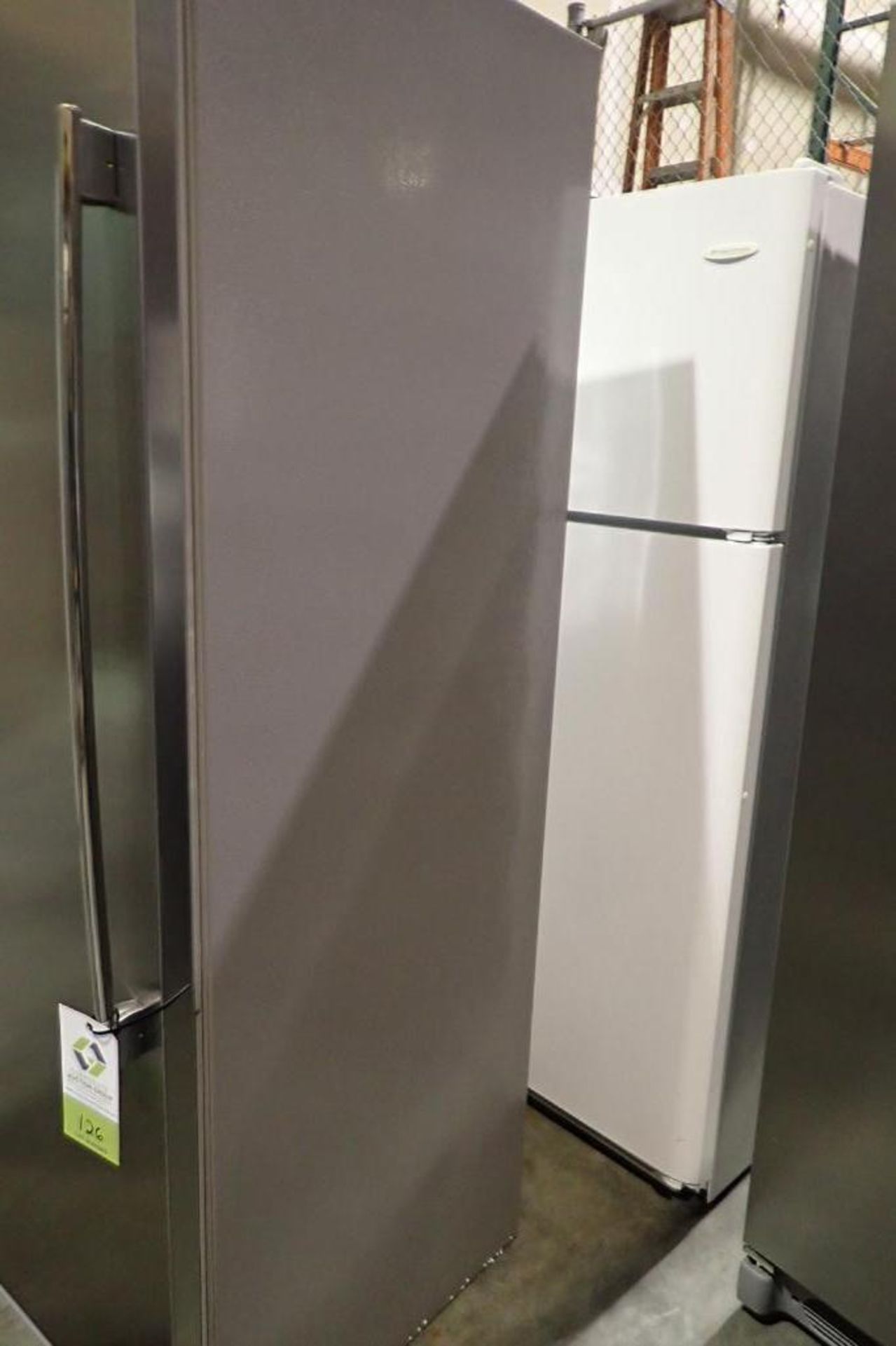 Frigidaire SS upright freezer, Model FPUH19D7LF1, SN WB30854203