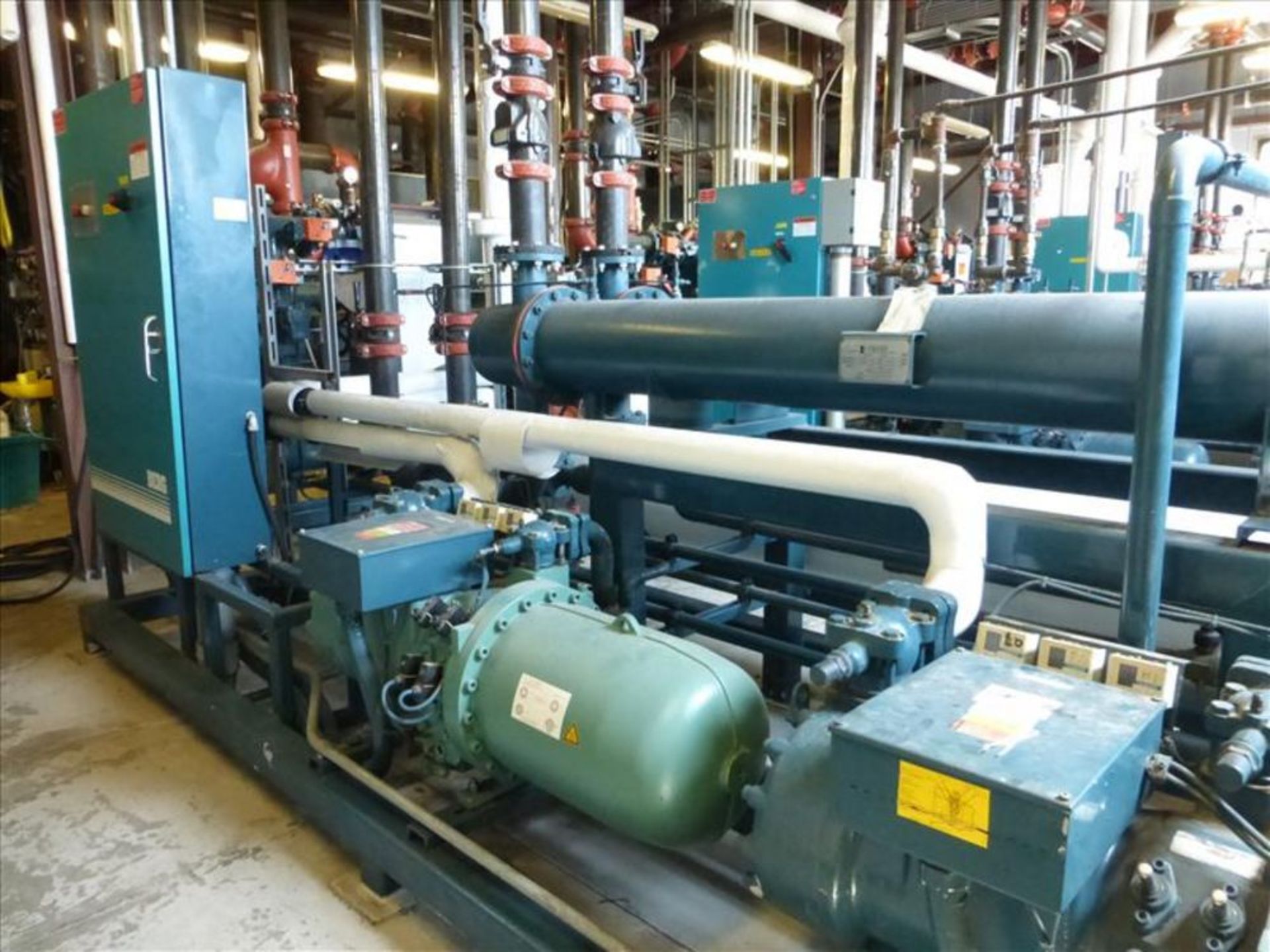 Berg chiller skid # 2 mod. no. WCQ-180-2/1-x ser. no. W01400D-AH1-0704 ...