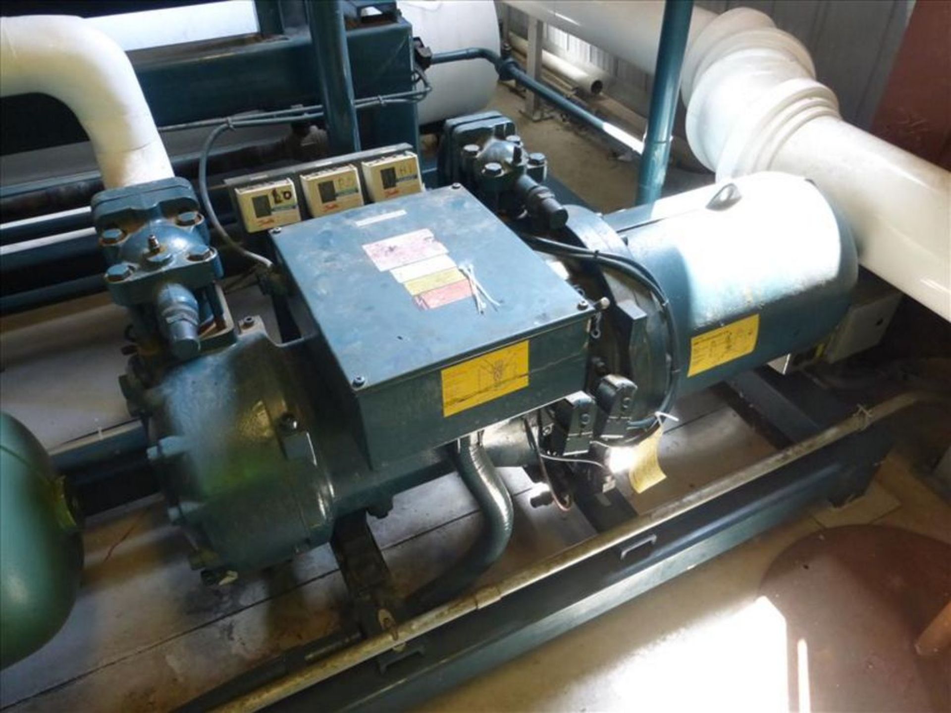 Berg chiller skid # 2 mod. no. WCQ-180-2/1-x ser. no. W01400D-AH1-0704 ...