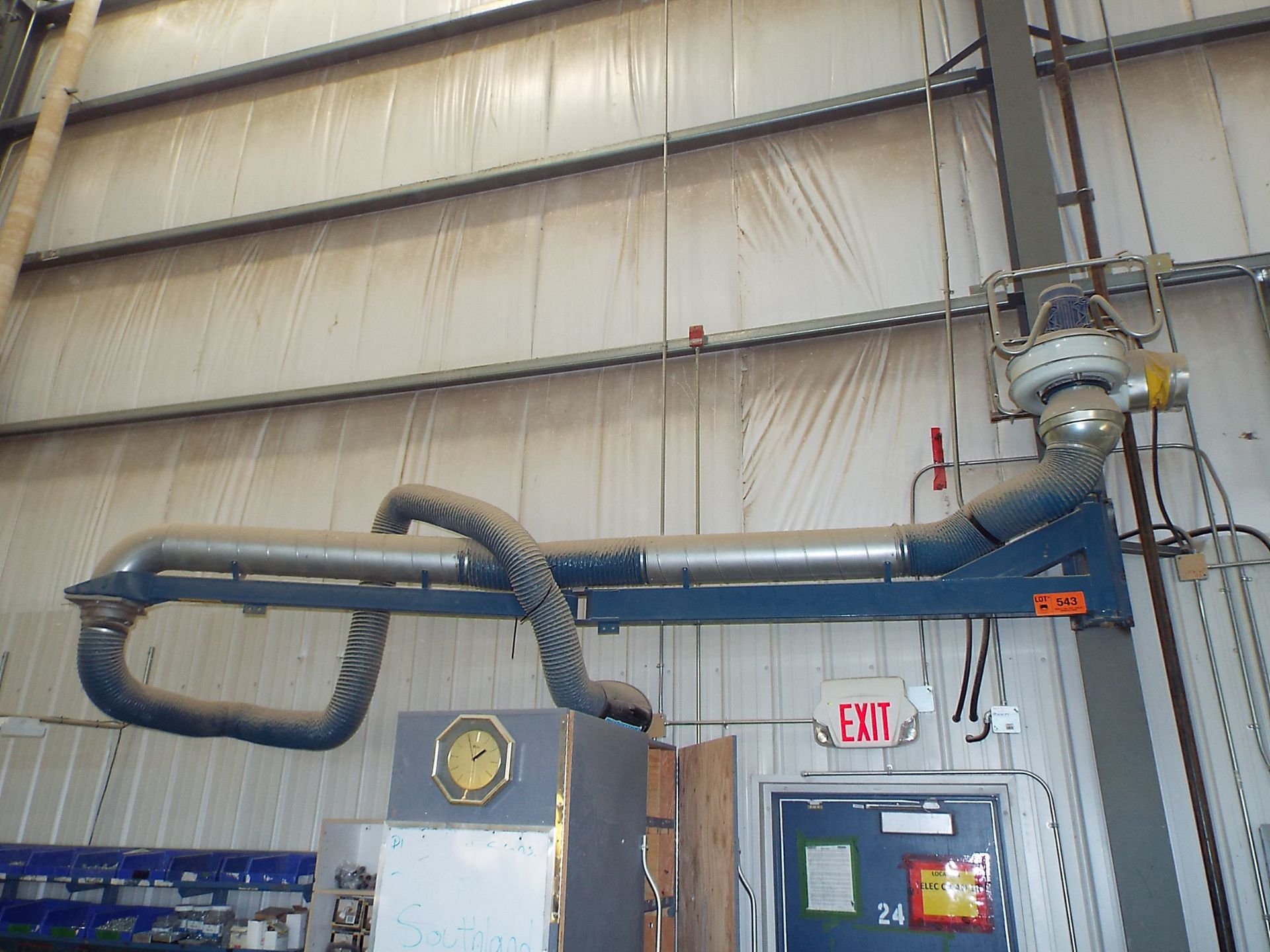 { Choice of lots: 542, 543 } NEDERMAN COLUMN-MOUNTED SNORKEL TYPE FLEX ...