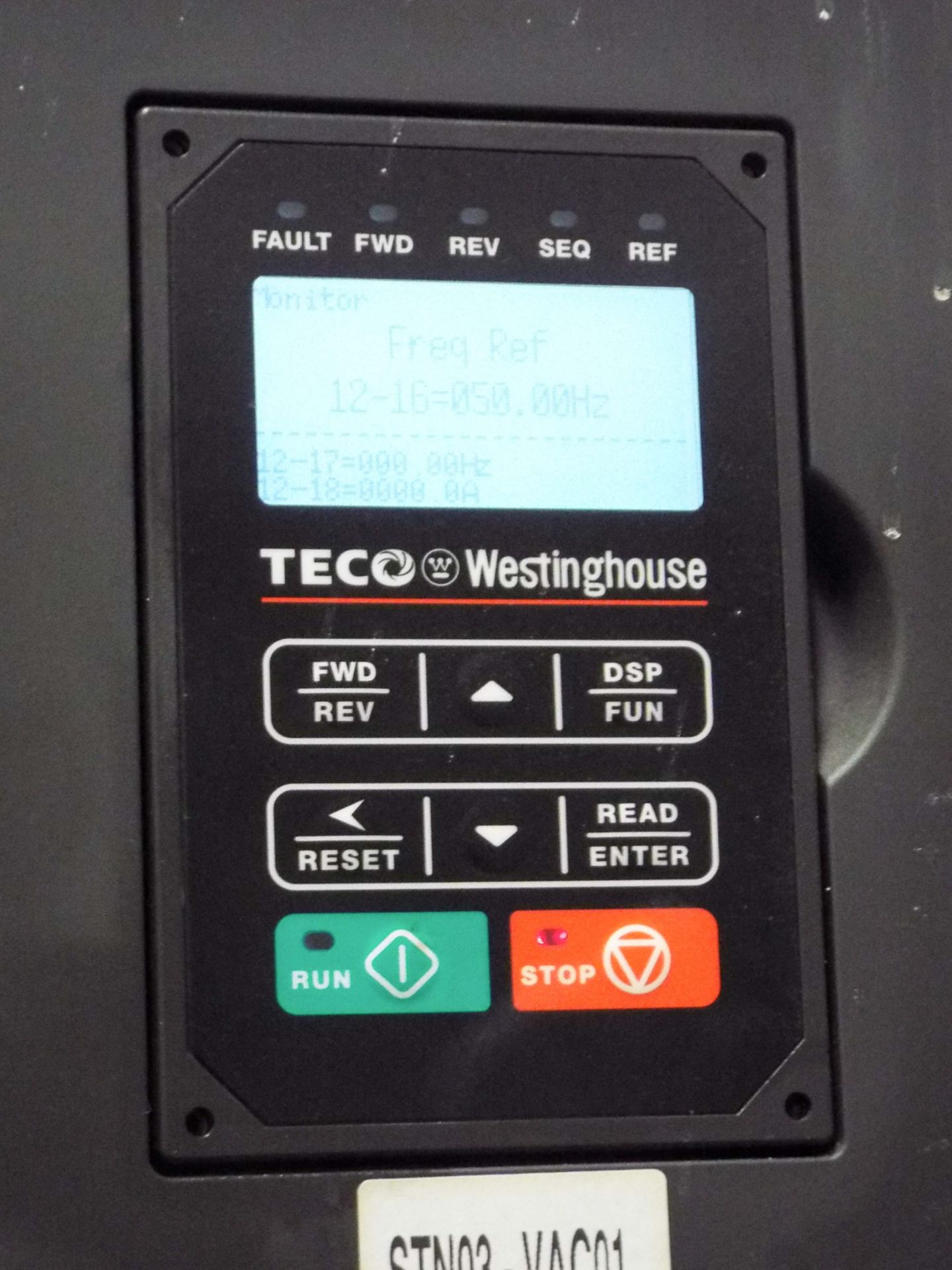 TECO-WESTINGHOUSE A510-2010 VARIABLE FREQUENCY DRIVE WITH DIGITAL ...