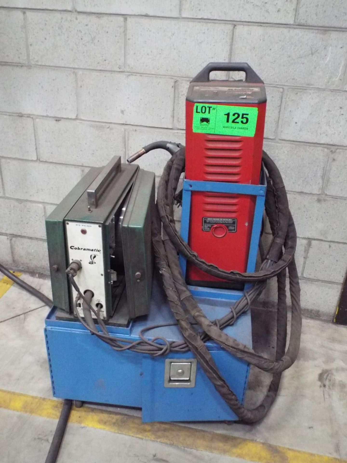 COBRAMATIC MIG WELDER WITH BUILT-IN WIRE FEEDER, LINCOLN ELECTRIC ...