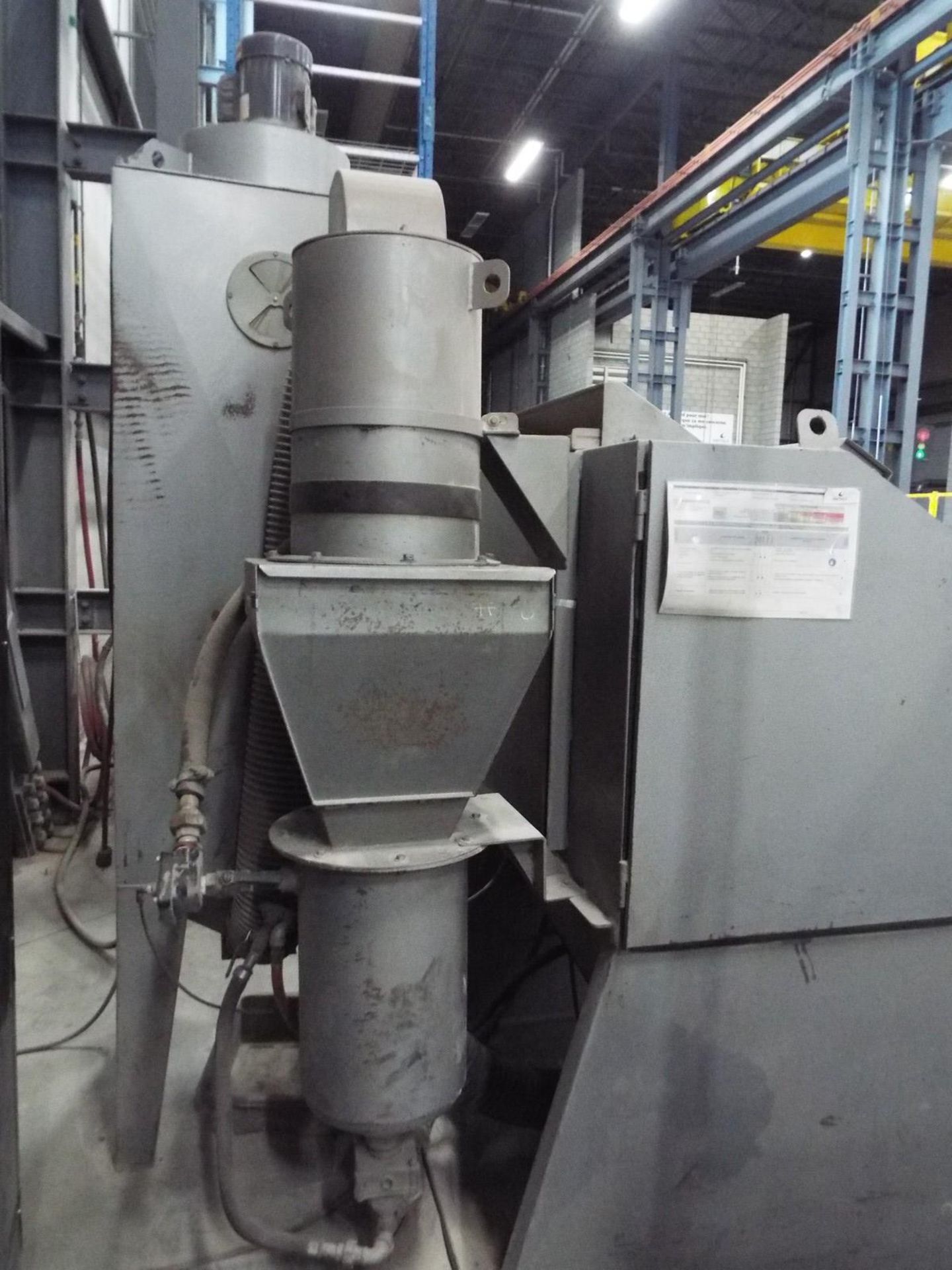 CANABLAST (2004) DCM-100 SANDBLAST CABINET WITH CANABLAST 1HP DUST ...