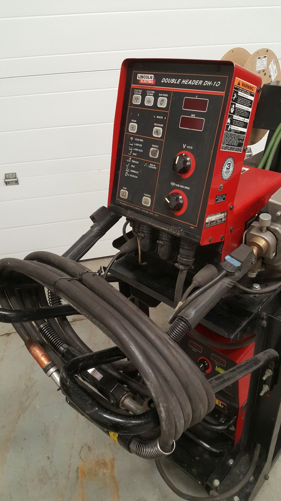 LINCOLN ELECTRIC INVERTEC V350-PRO MIG WELDER WITH LINCOLN ELECTRIC ...