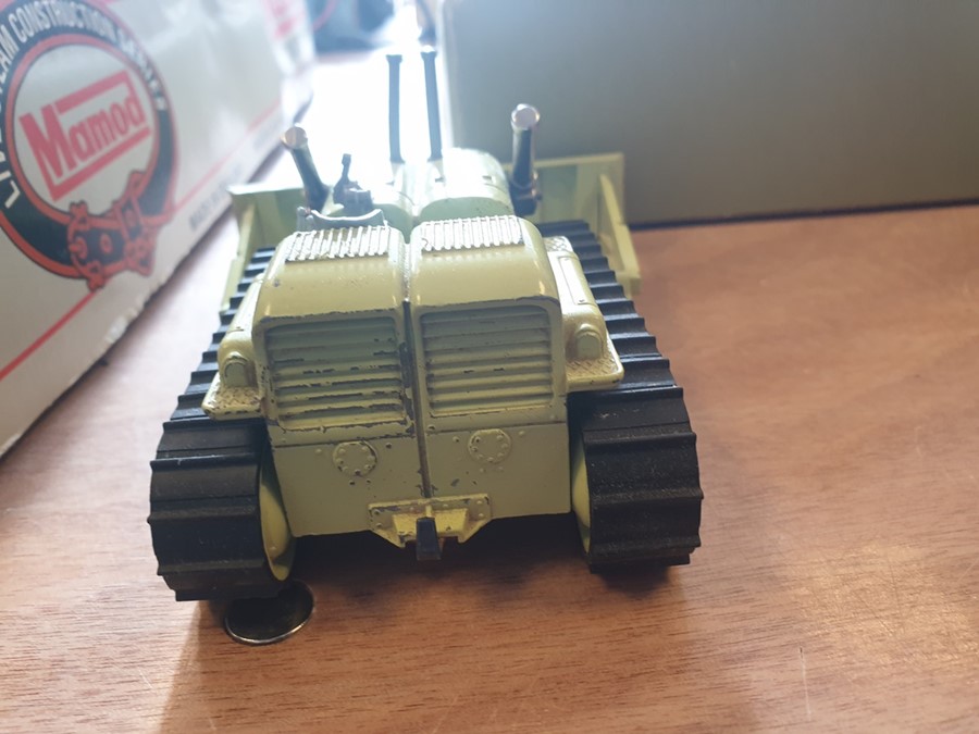 Corgi Toys 1102 "Euclid" TC-12 tractor with dozer blade together with ...