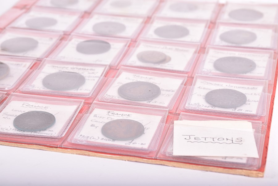 A collection of 'Nuremberg Jetton' coinstogether with a large quantity ...