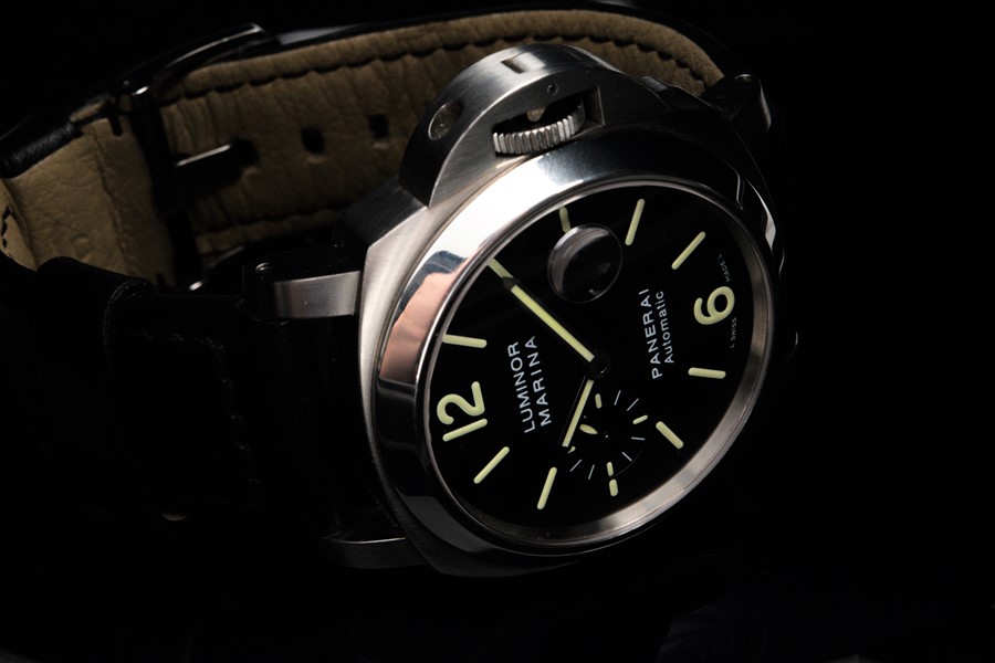 A Panerai Luminor Marina Firenze 1860 stainless steel automatic ...