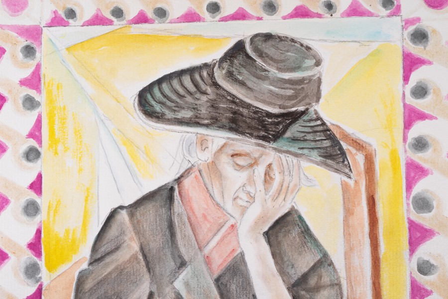 Marevna Marie Vorobieff (1892-1984) Russiana Cubist portrait of a ...