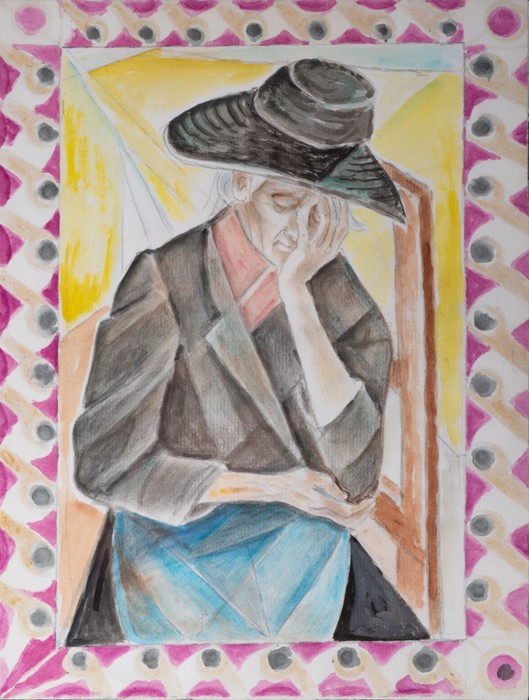 Marevna Marie Vorobieff (1892-1984) Russiana Cubist portrait of a ...