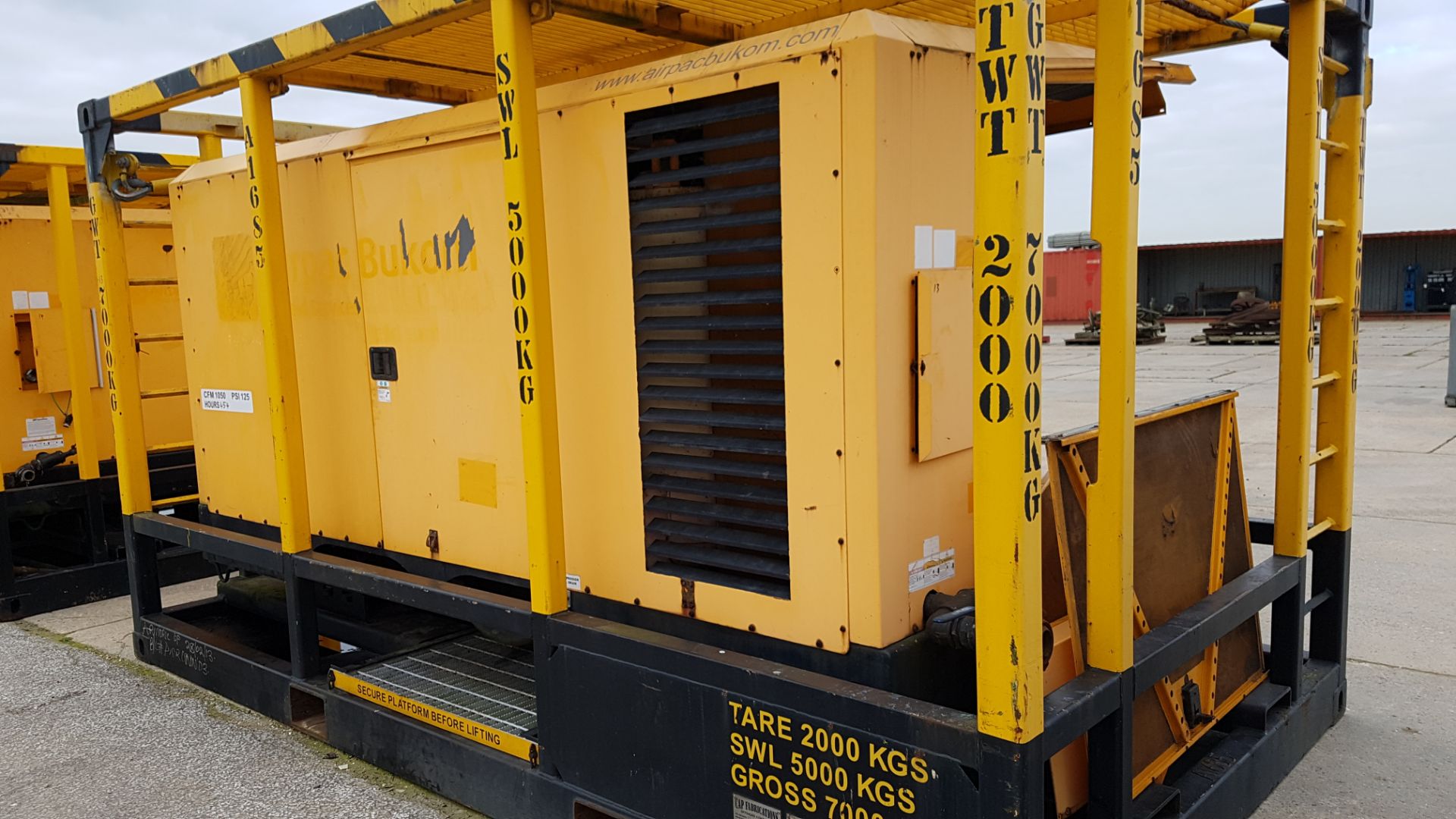 A Zoned Silent Offshore Air Compressor with Cummins MC11 Diesel Engine ...