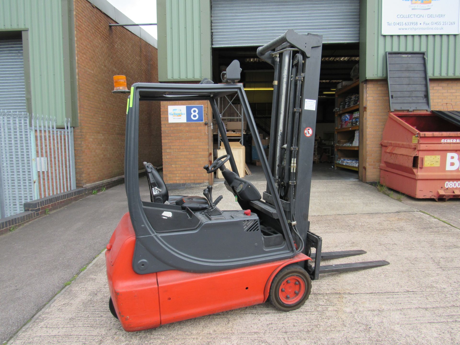 Lansing Linde E160 Duplex Mast, 4m Approx. Electric Fork Lift Truck ...