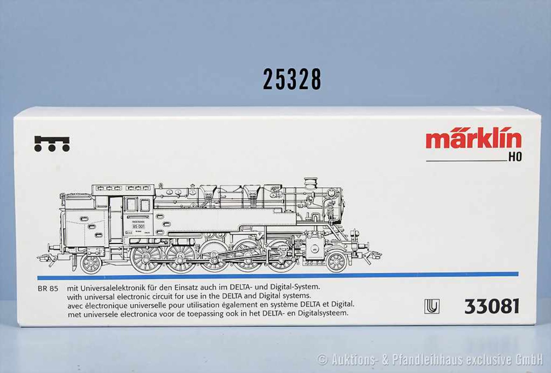 Märklin delta digital H0 33081 Tenderlok der DRG, BN 85 001, Achsfolge ...