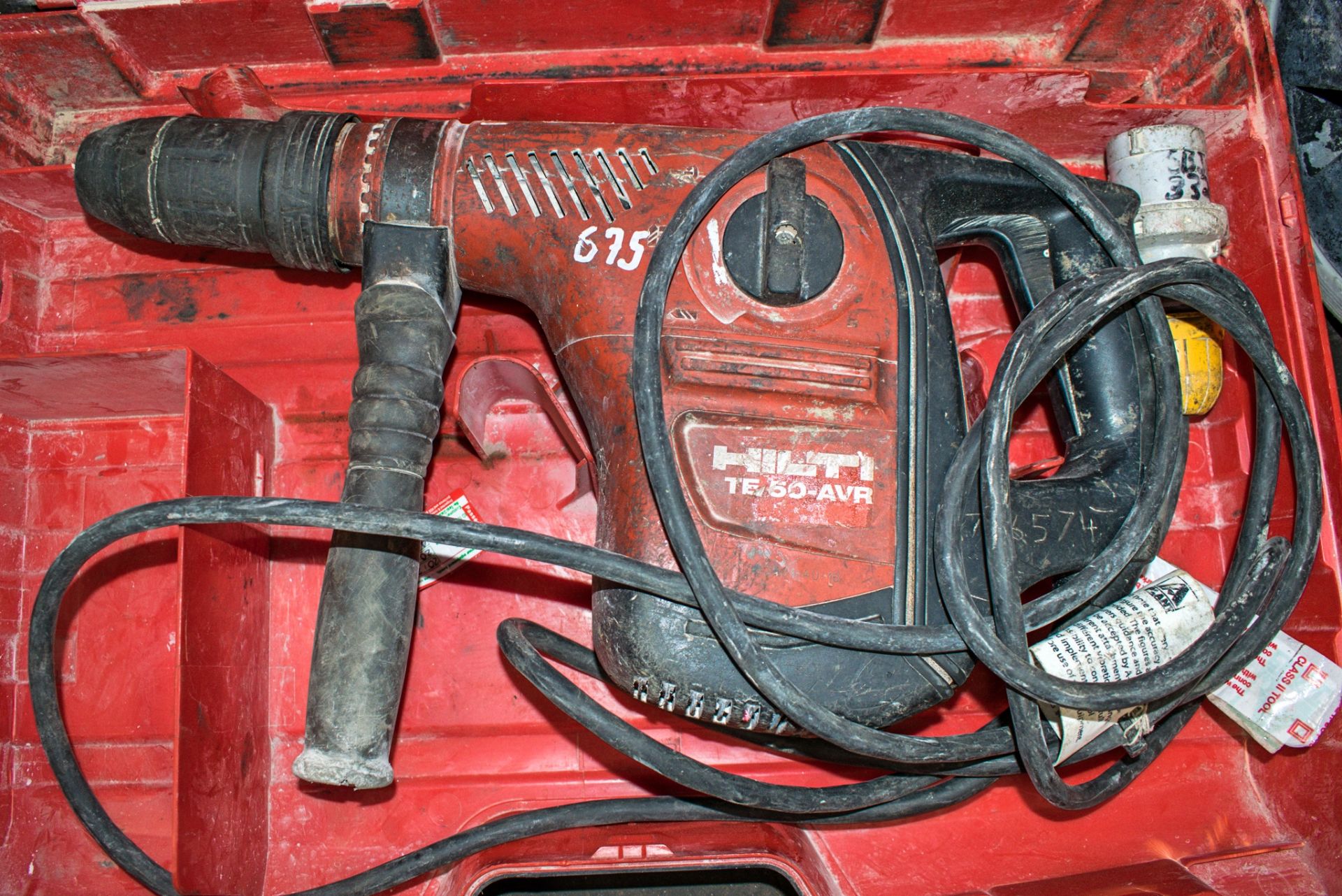 Hilti TE50-AVR 110v SDS rotary hammer drill c/w carry case A726574