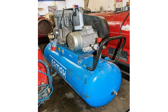Bamax LT200 3 phase receiver mounted air compressor