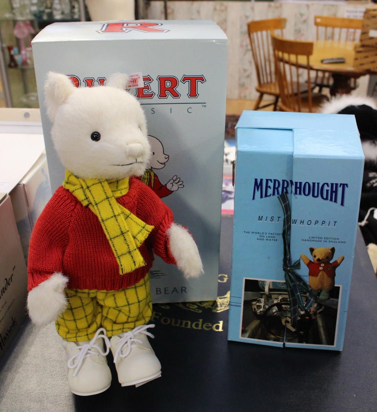 Merrythought Mr Whoppit limited edition 4279/5000 boxed 21 cms long ...