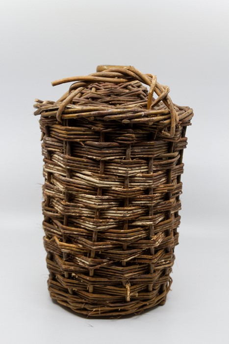Military interest - WW1 wicker SRD rum jar