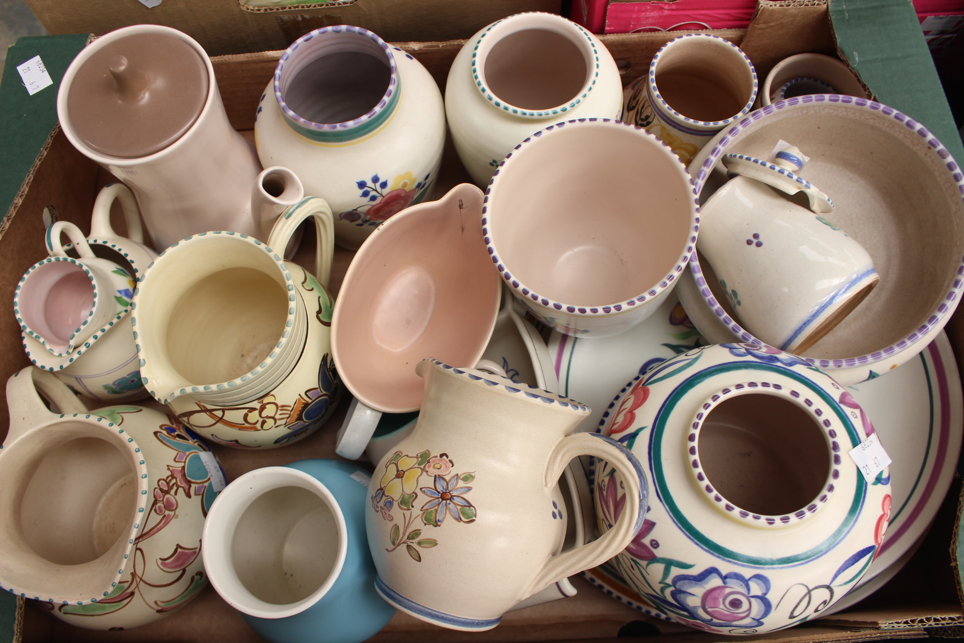 Collection of Poole and Honiton china