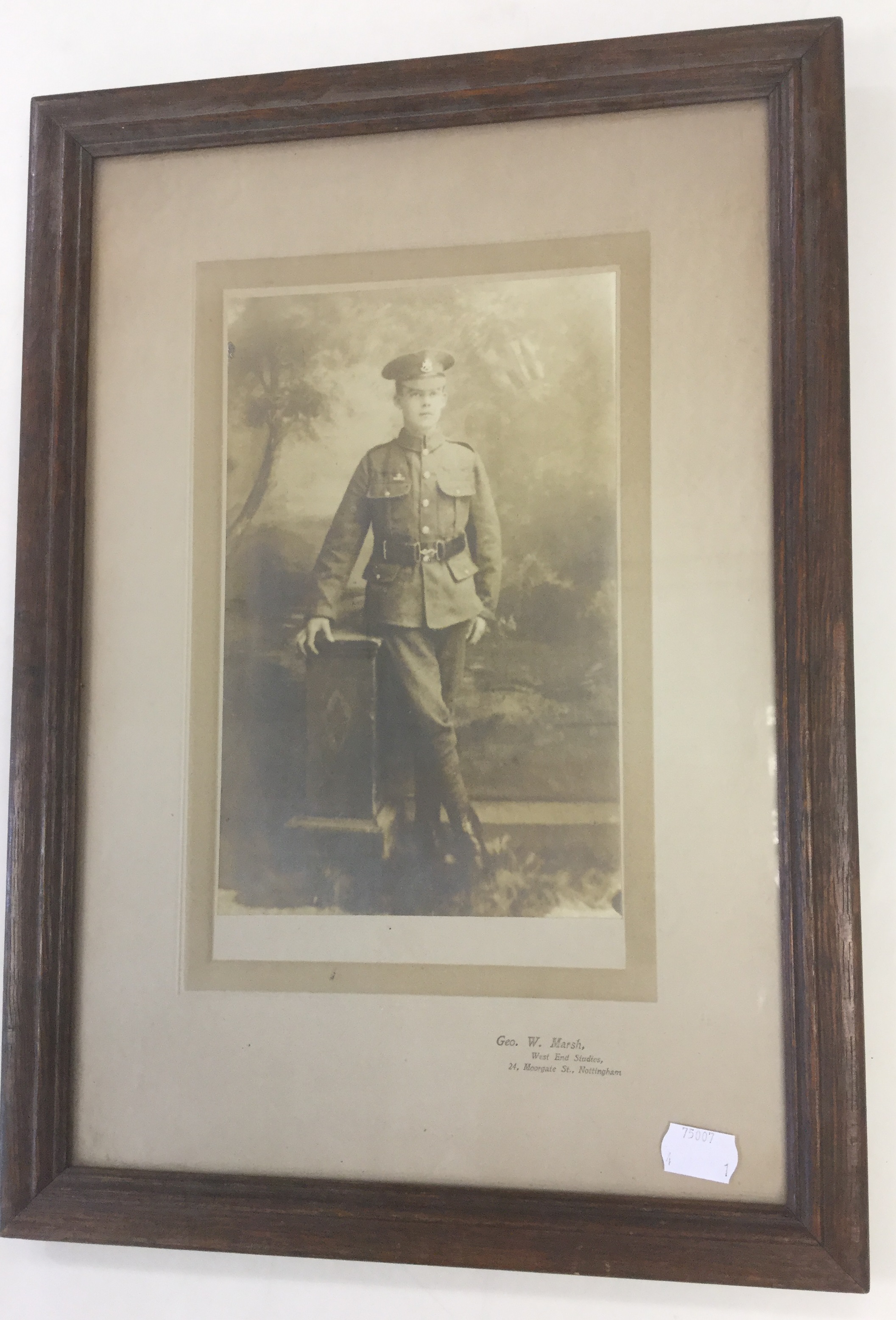 WW1 British Death Scroll and Kings Letter in original postage tube to ...