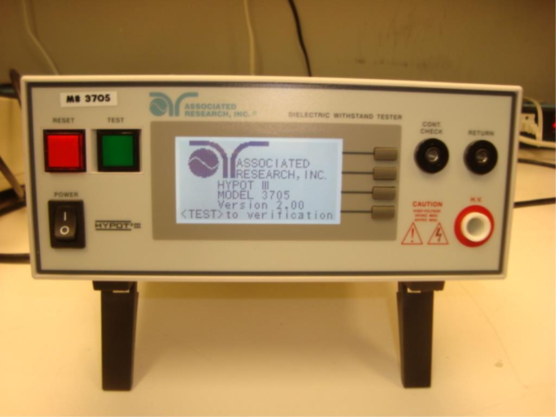 Associated Research Inc. 3705 (HyPot-3) Dielectric Withstand Tester ...
