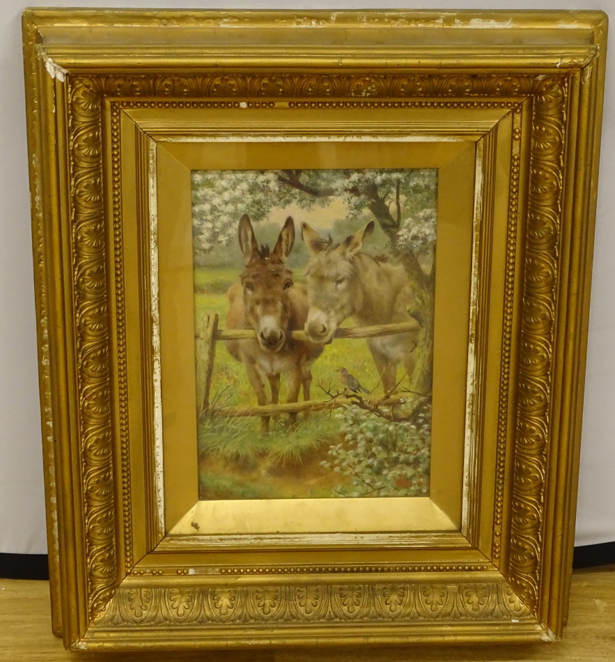 William Weekes (act. 1856-1904). Musical Critics, oil on panel, signed ...