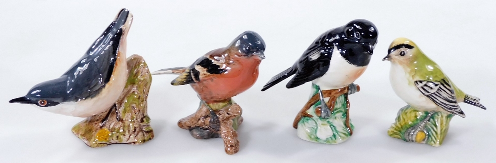Various Beswick birds, to include Robin 980, 8cm H, printed mark ...