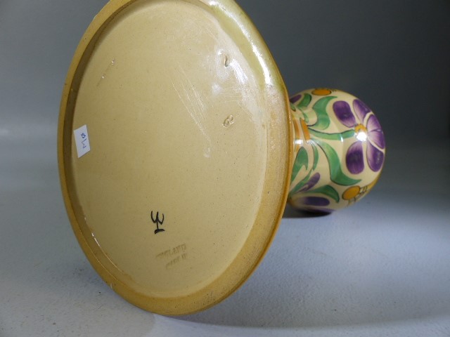 Millicent Taplin for Wedgwood large studio ware bulbous vase with Art ...