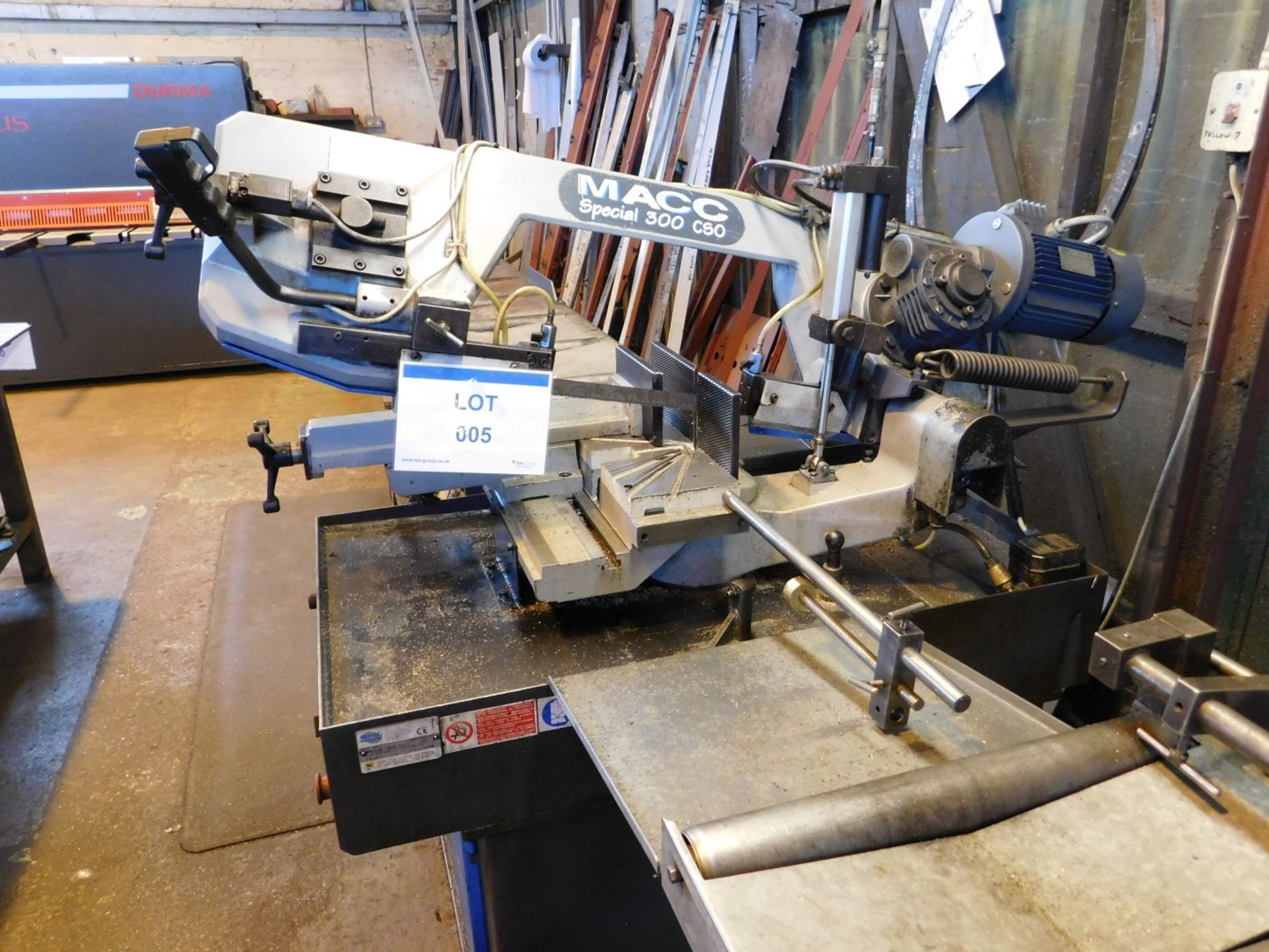 Macc Model Special 300CSO horizontal continuous bandsawSerial No ...
