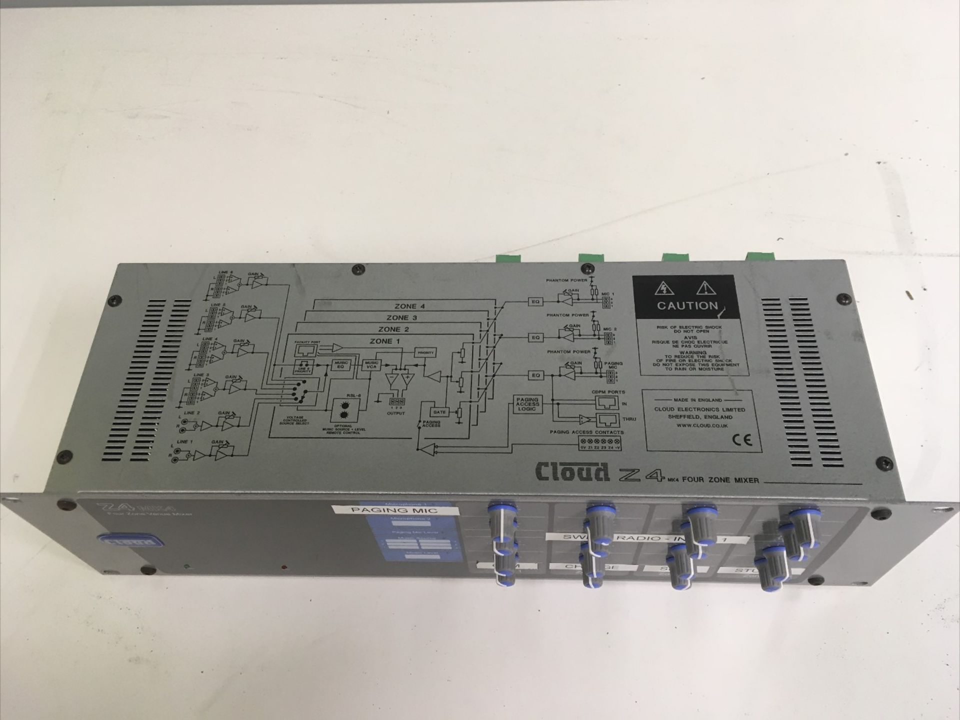 Cloud Z4 MK4 Four Zone Venue Mixer