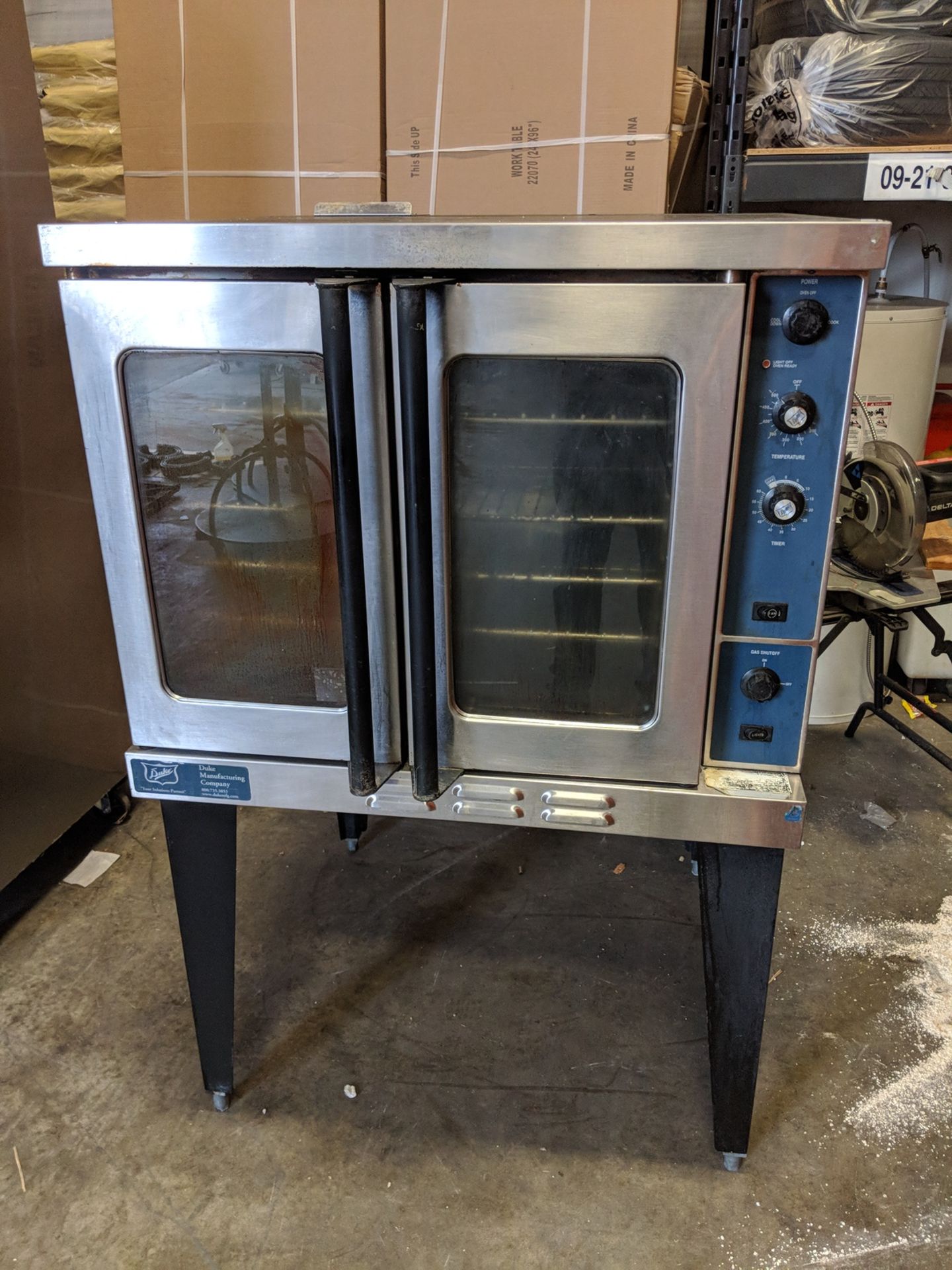 Duke Gas Convection Oven, Used, Tested/Working, Location:RBD