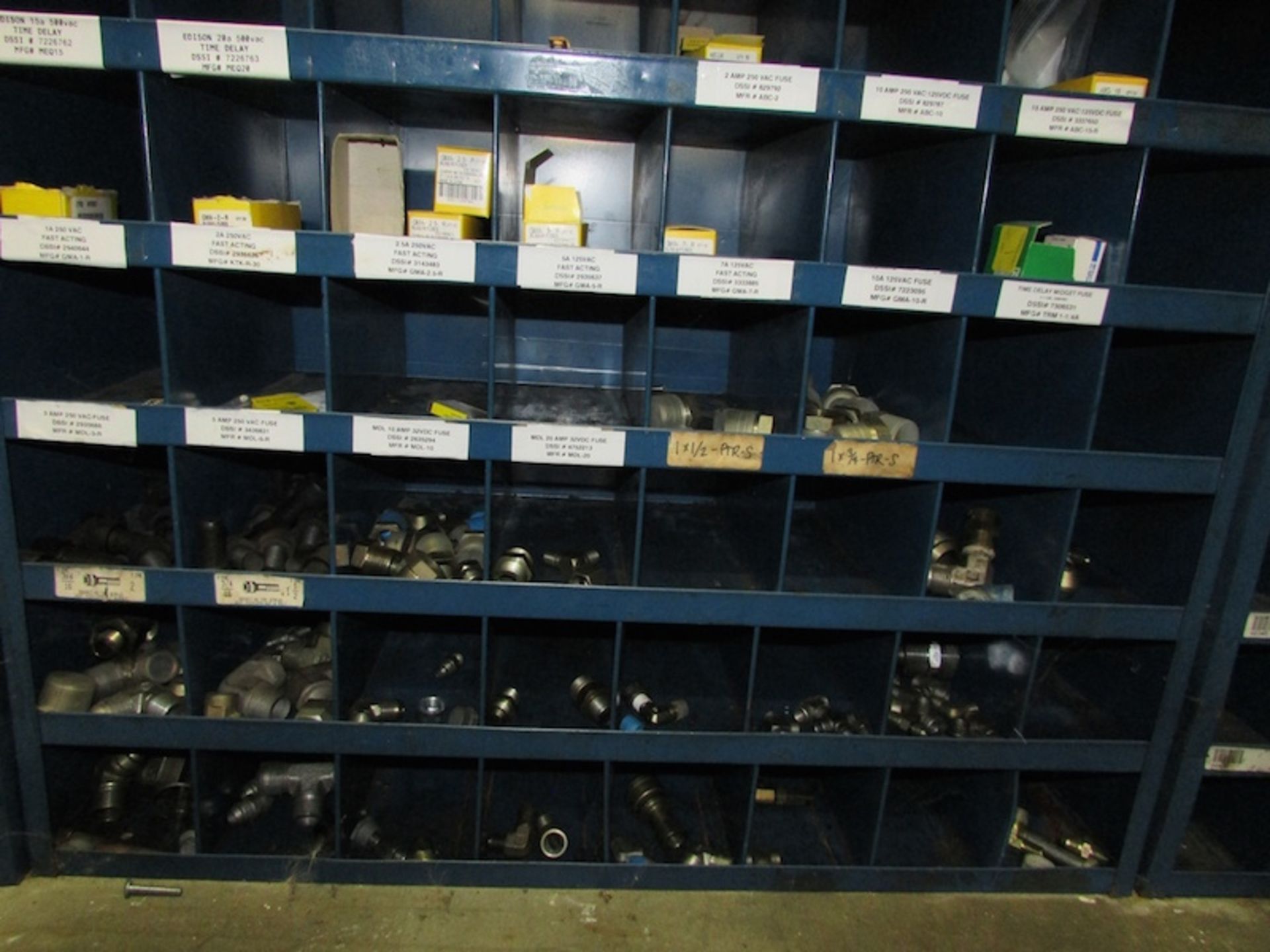 (1) Bowman 72 Compartment Bolt Bin, and (1) 40 Compartment Bolt Bin ...