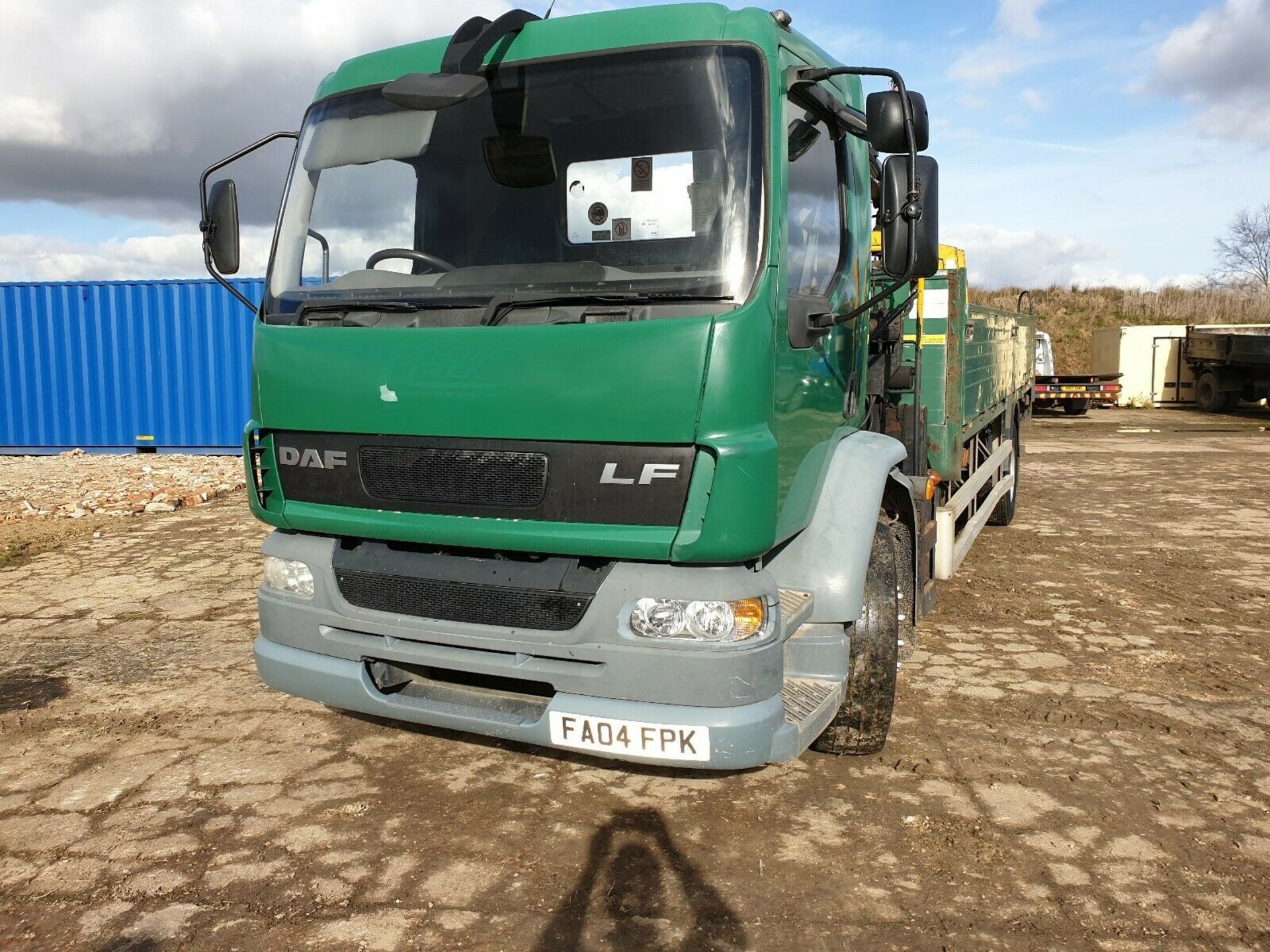 Daf LF 55 18 ton hiab truck 2004 04 reg crane brick block lorry vgc ...