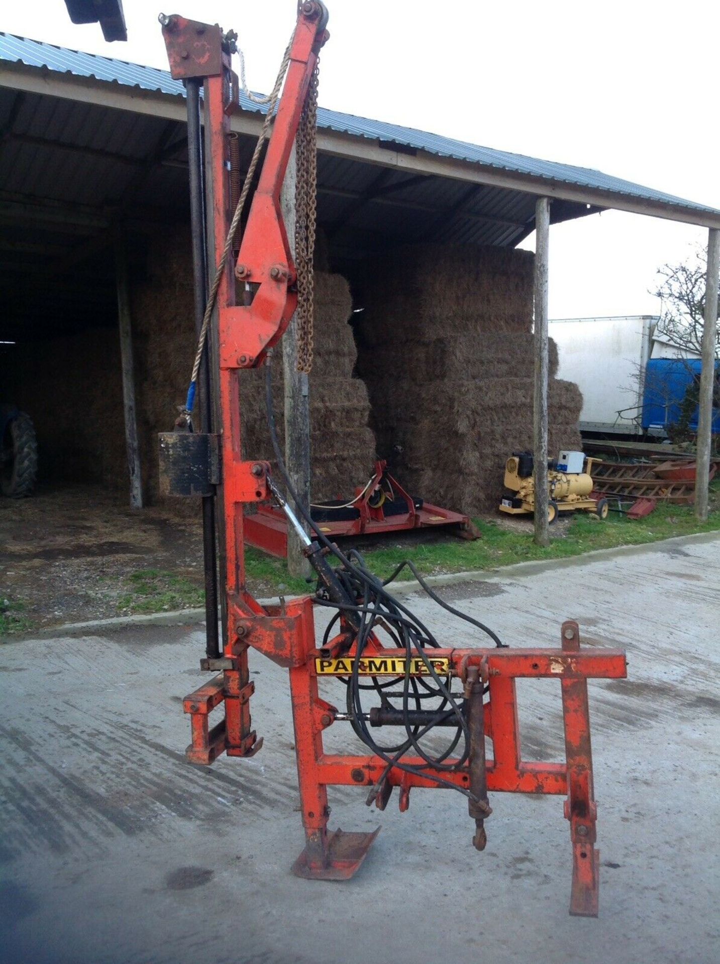 Side Shift Post Banger Knocker Driver Parmiter Hydraulic. Post banger ...