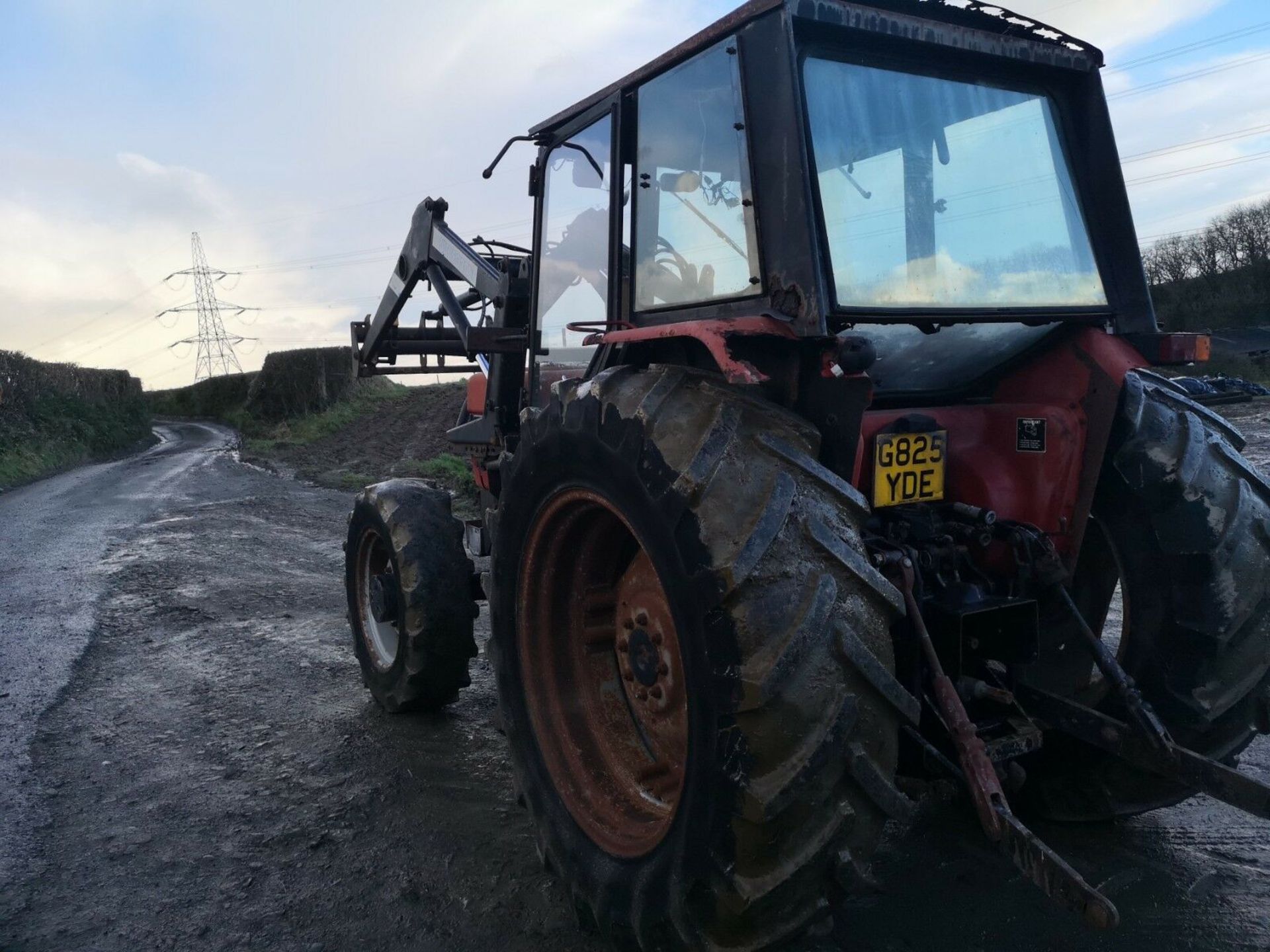 Case International 785 L Tractor And Quickie Loader On a G registration ...