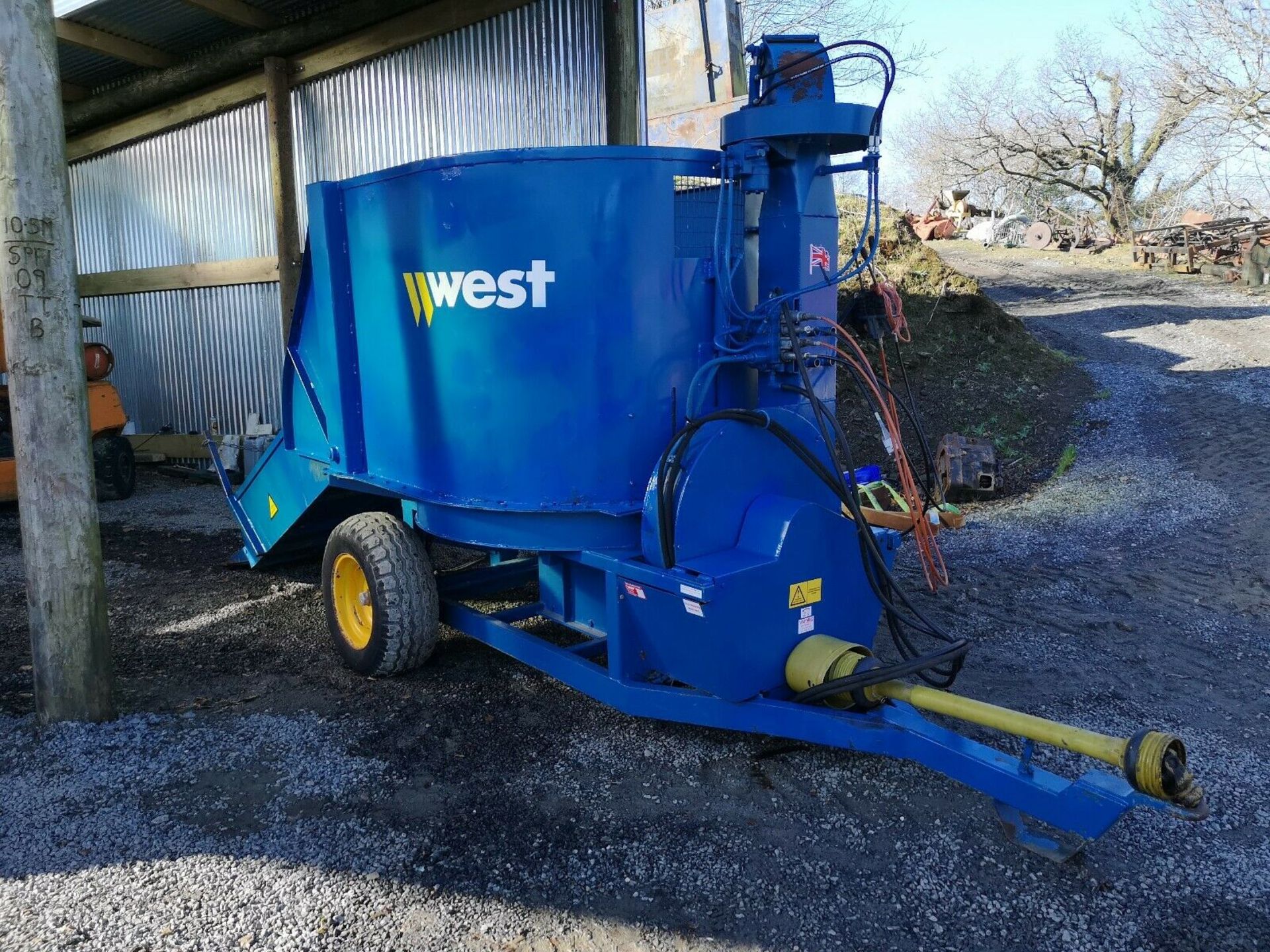 West Straw Chopper, Swivel chute, up down and rotating and new knives ...