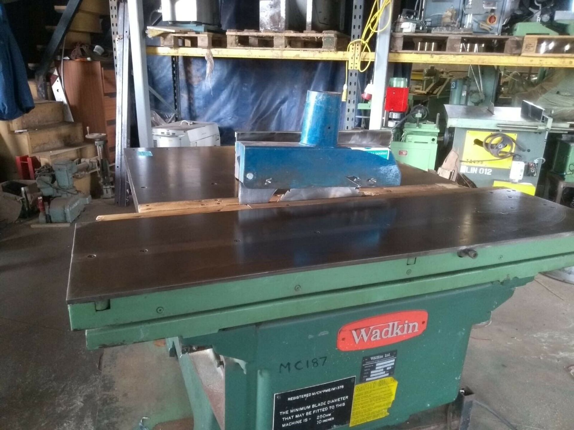 Wadkin PP Dimension Saw complete with rare compound mitre fence ...