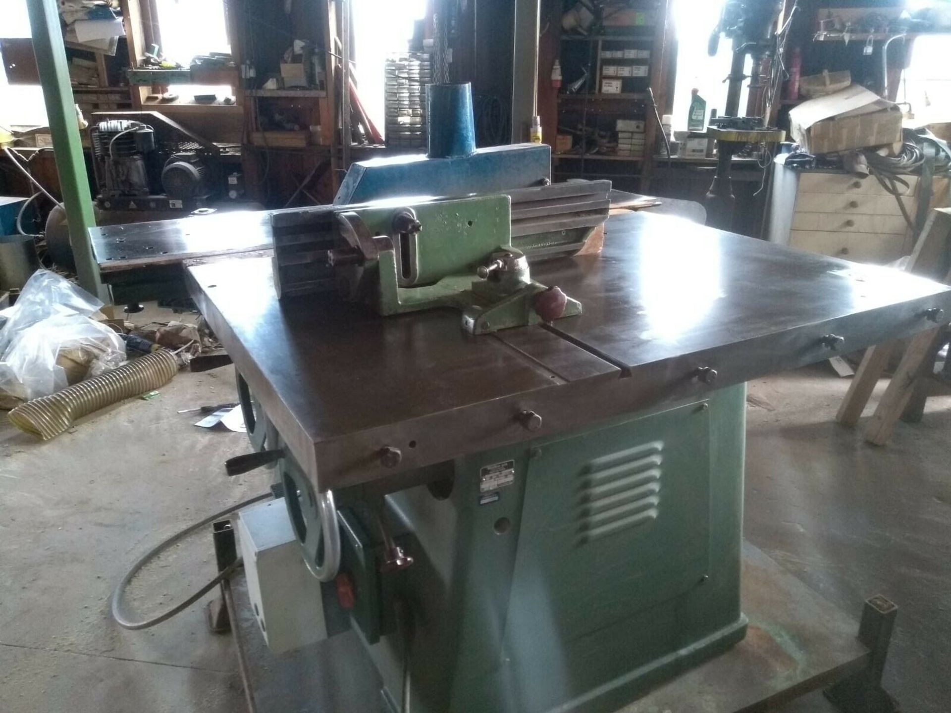 Wadkin PP Dimension Saw complete with rare compound mitre fence ...