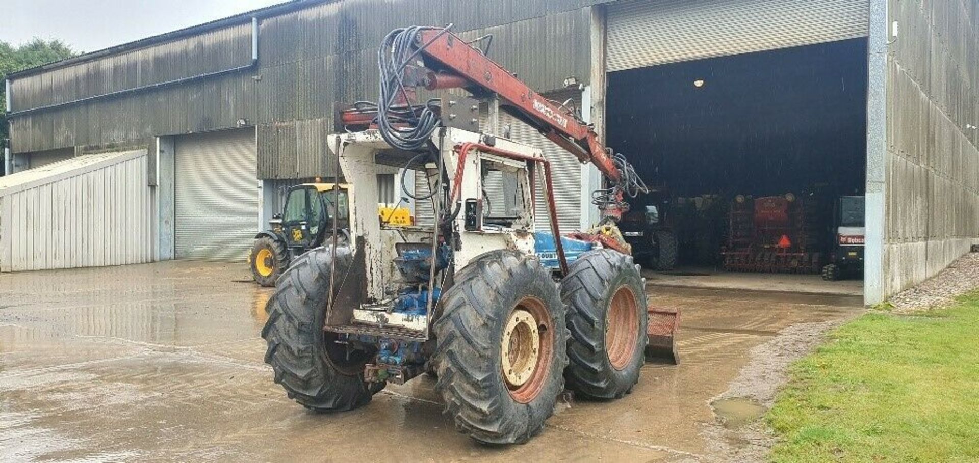 Ford County 1164 Forestry Tractor Crane Fitted. Blade fittes. Good ...