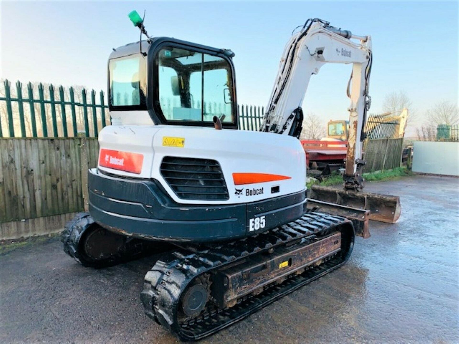 Bobcat E85 Excavator 2017 Air Con. 3 Buckets. Reverse Camera. Double ...