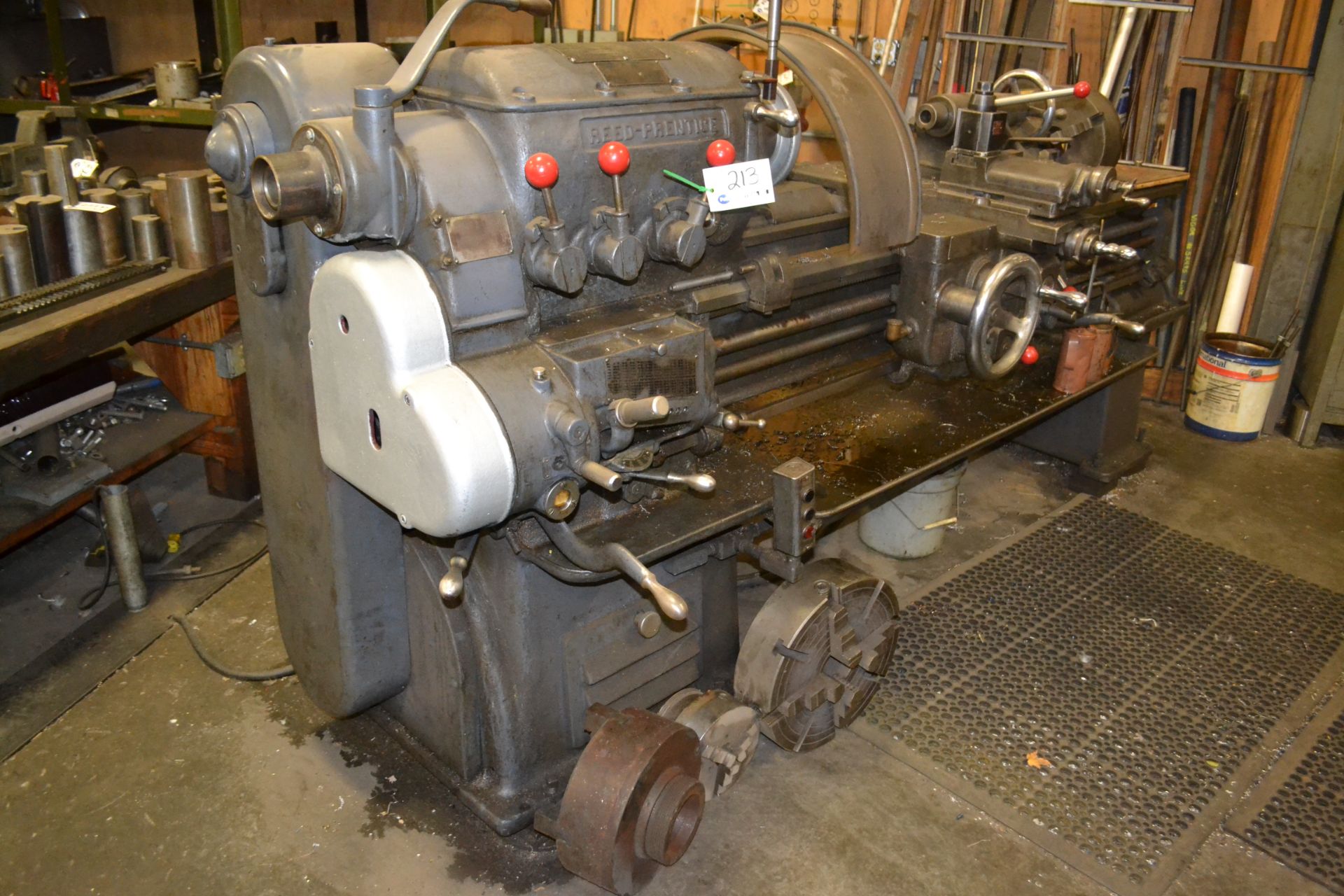 Reed Prentice 20" Swing X 50" Centers Engine Lathe, 476 top speed c/w ...