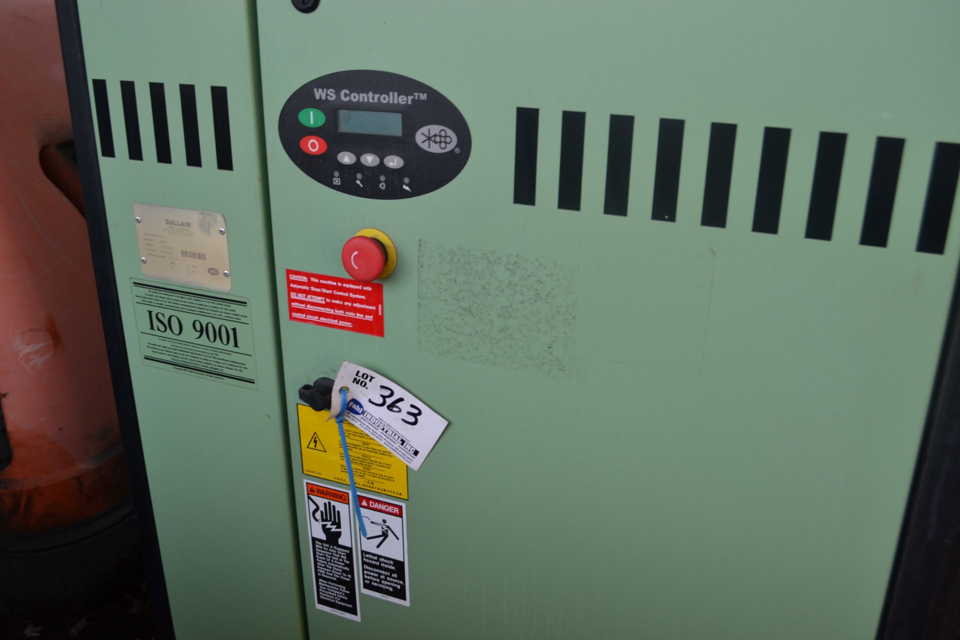 Sullair 4500 variable speed 50 hp, air compressor, m/ 4509V/A, 480 volt ...