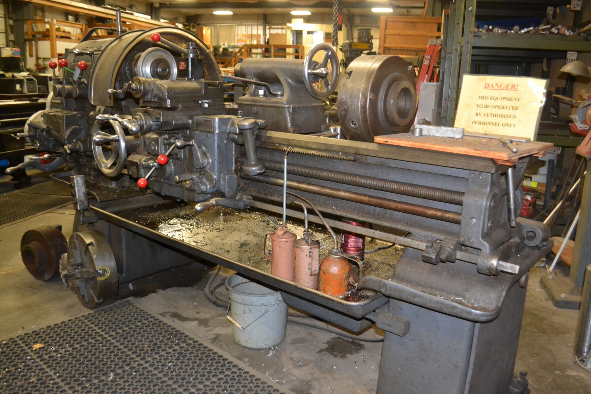 Reed Prentice 20" Swing X 50" Centers Engine Lathe, 476 top speed c/w ...