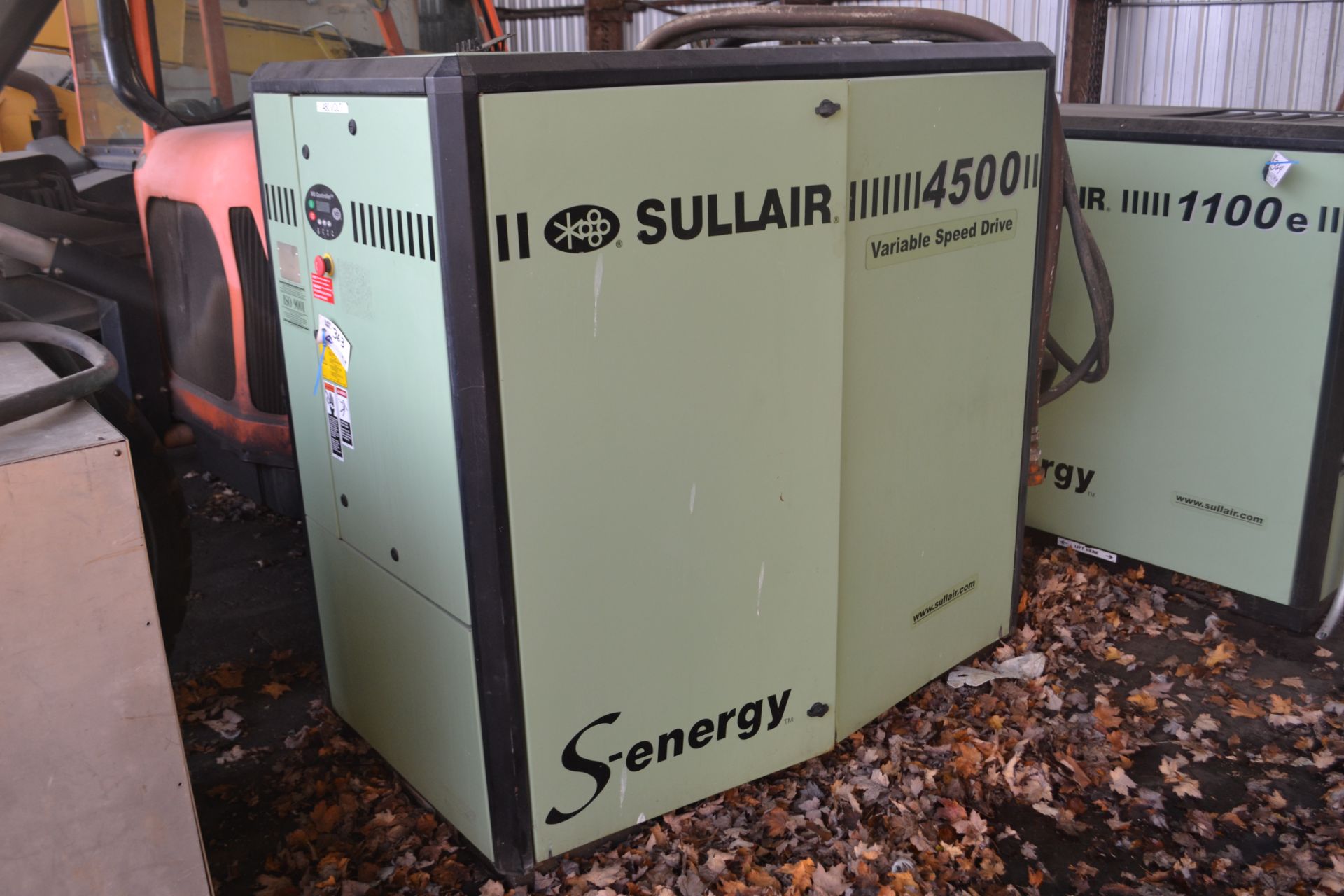 Sullair 4500 variable speed 50 hp, air compressor, m/ 4509V/A, 480 volt ...