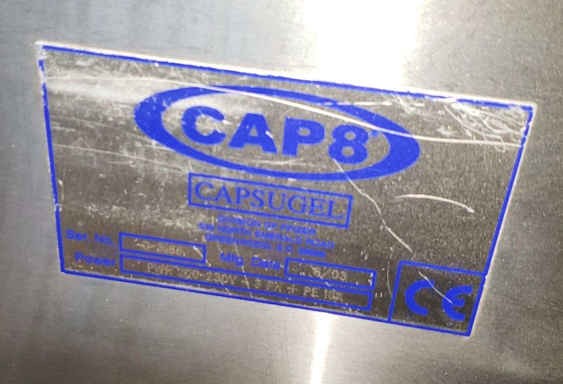 Capsugel CAP8 capsule filler including capsule feed hopper and product ...
