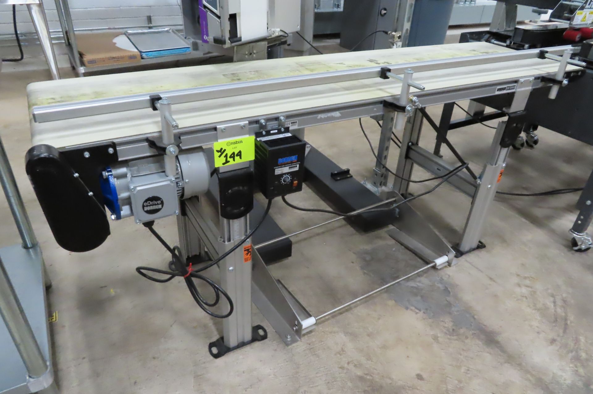 Markem Imaje case labeler with belt conveyor, model 2200, s/n ...