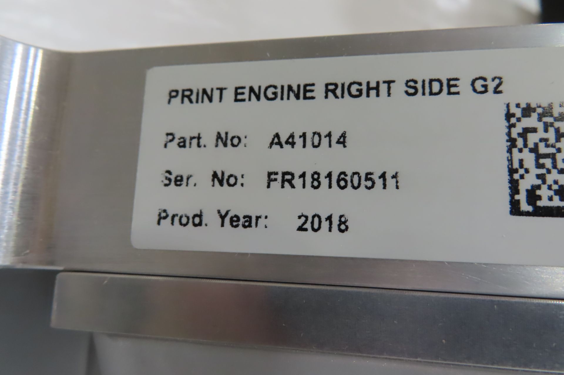 Markem Imaje case labeler with belt conveyor, model 2200, s/n ...
